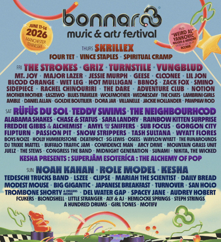 TheWaster.com Bonnaroo 2026 Line-up Revealed | TheWaster.com